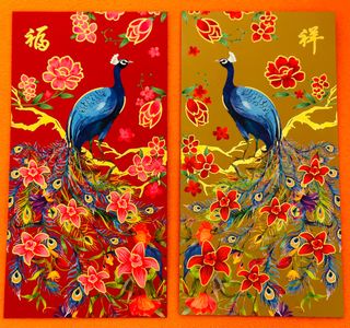 Laisee UBS Red Packets 名牌利事封 2022 福祿壽 series, 名牌, 飾物及配件 - Carousell