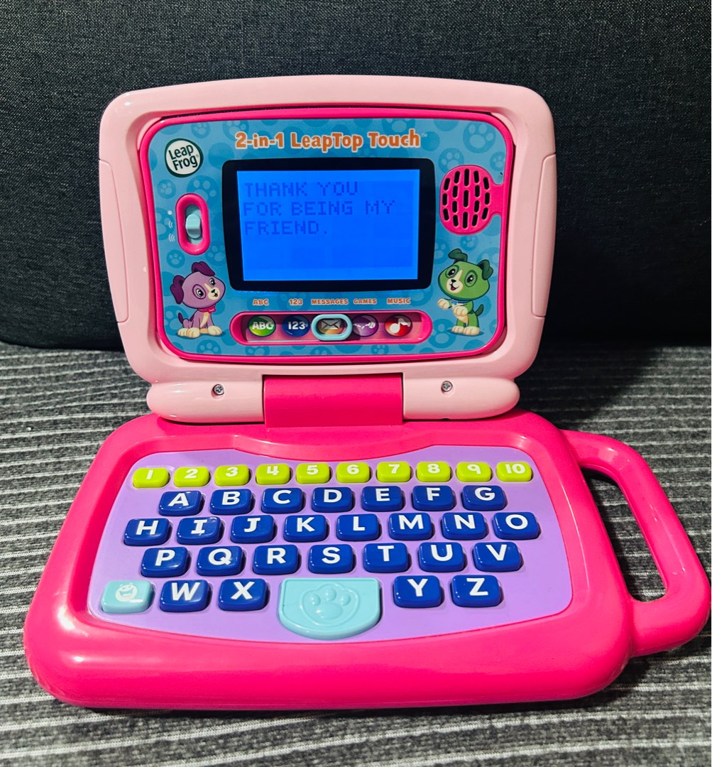 Leapfrog 2in1 Leaptop Touch, Hobbies & Toys, Toys & Games on Carousell