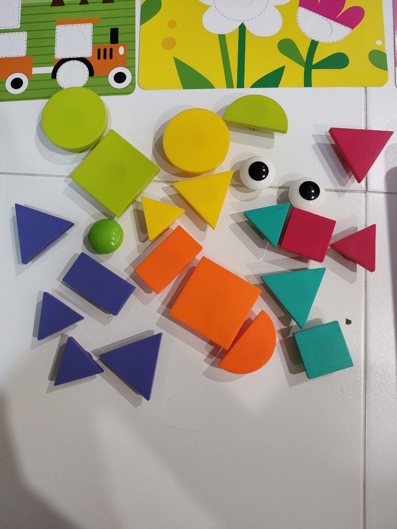 Learn about Shapes peg button puzzle, Hobbies & Toys, Toys & Games on ...