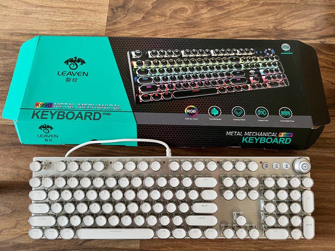 Leaven K990 Metal Mechanical Keyboard, Computers & Tech, Parts & Accessories, Computer Keyboard ...