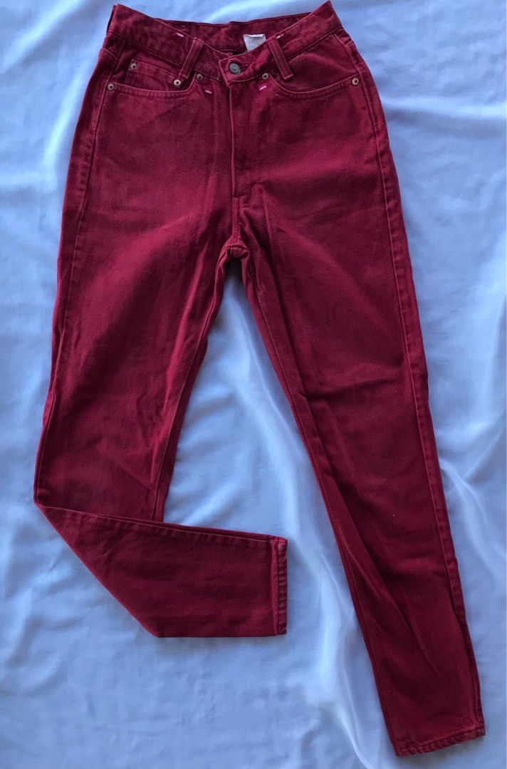 LEGIT RED LEVIS 512, Women's Fashion, Bottoms, Jeans on Carousell