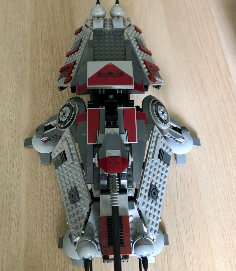 LEGO 7675 AT-TE Walker + Phase 1 Regular Trooper (2008), Hobbies & Toys ...