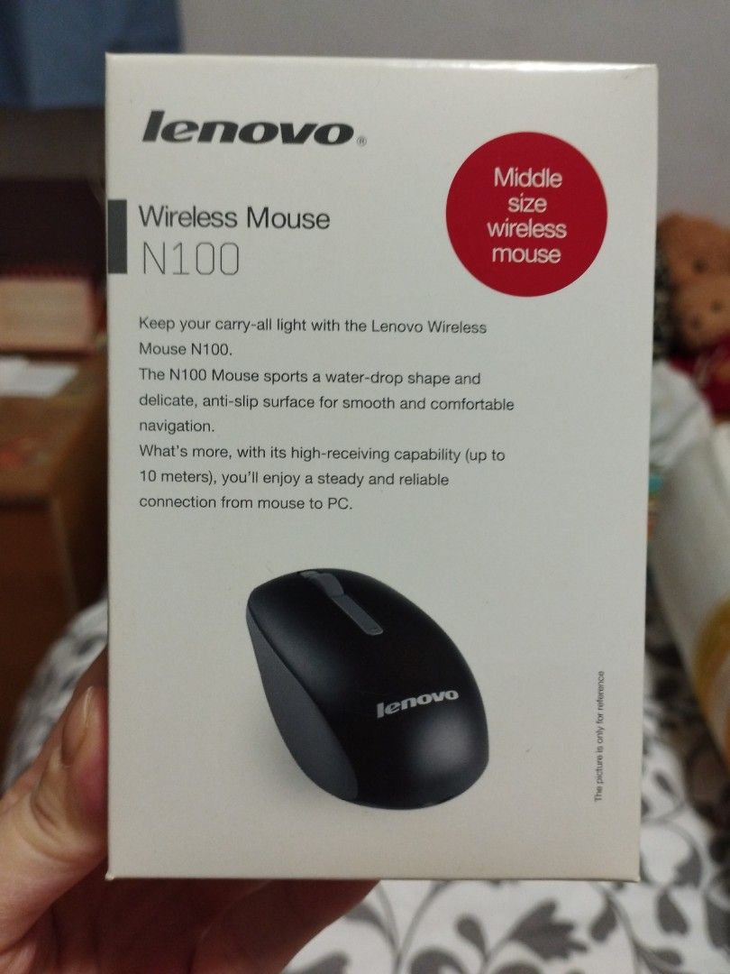 Lenovo Wireless Mouse N100, Computers & Tech, Parts & Accessories ...