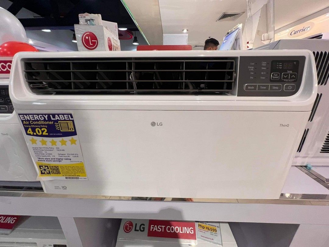 Lg window type Aircon Dual Inverter technology, TV & Home Appliances ...