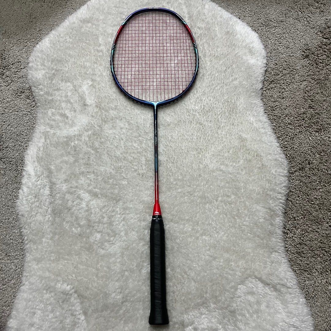 Li Ning Aeronaut 9000C Combat Badminton Racket, Sports Equipment ...