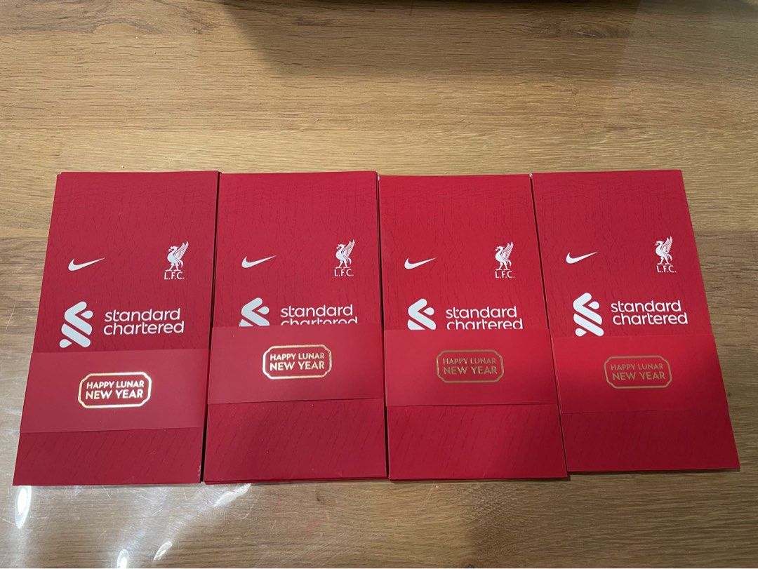 Liverpool LFC limited edition football club Ang pow for CNY, Hobbies ...