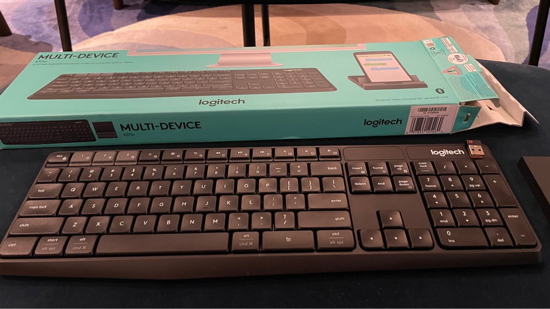 Logitech K375s Keyboard and stand combo, Computers & Tech, Parts ...
