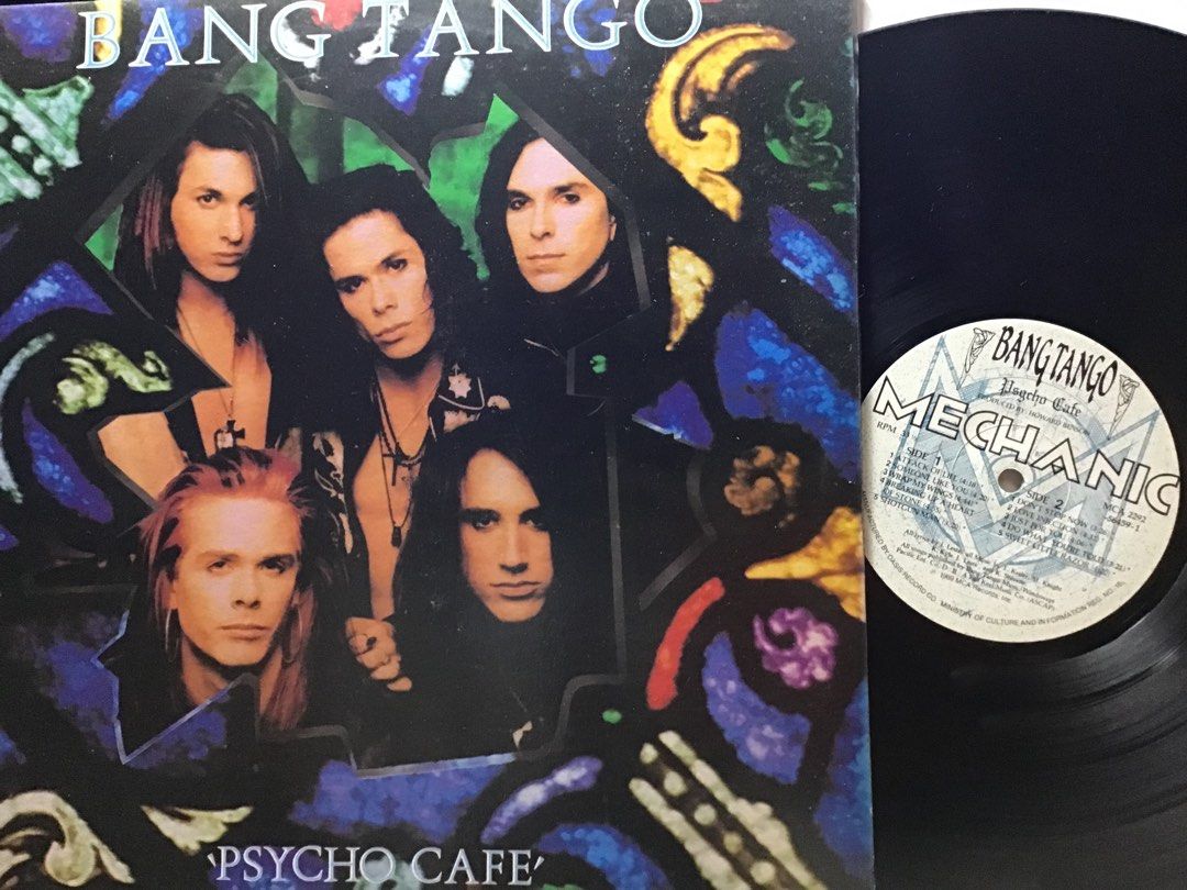LP Bang Tango - Psycho Cafe OOP VINYL RECORD Anubis Hard Rock Piring ...