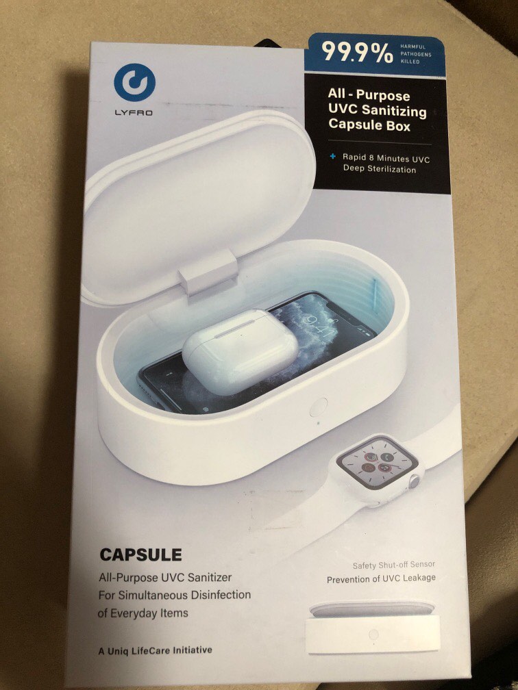 LYFRO All-Purpose UVC Sanitizing Capsule Box, Beauty & Personal Care ...