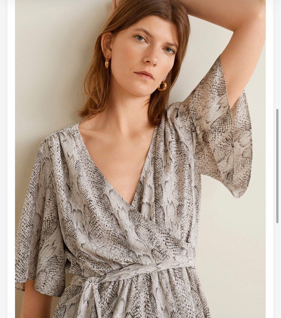 Mango snake print set, Women's Fashion, Dresses & Sets, Sets or ...