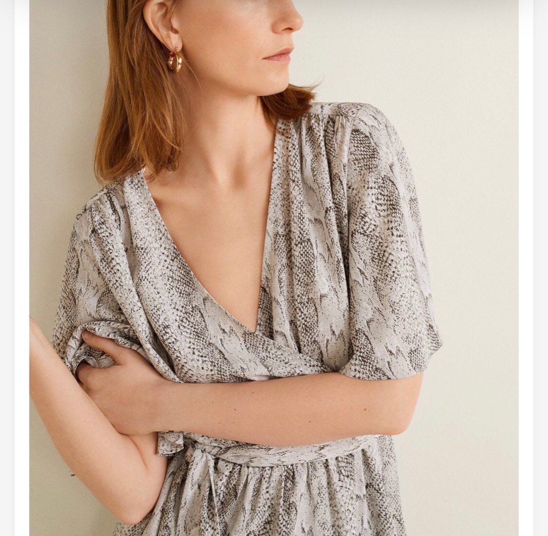 Mango snake print set, Women's Fashion, Dresses & Sets, Sets or ...