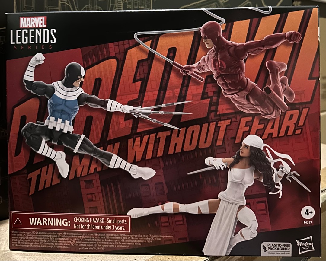 Marvel Legends DAREDEVIL ELEKTRA BULLSEYE 3-pack, Hobbies & Toys, Toys ...