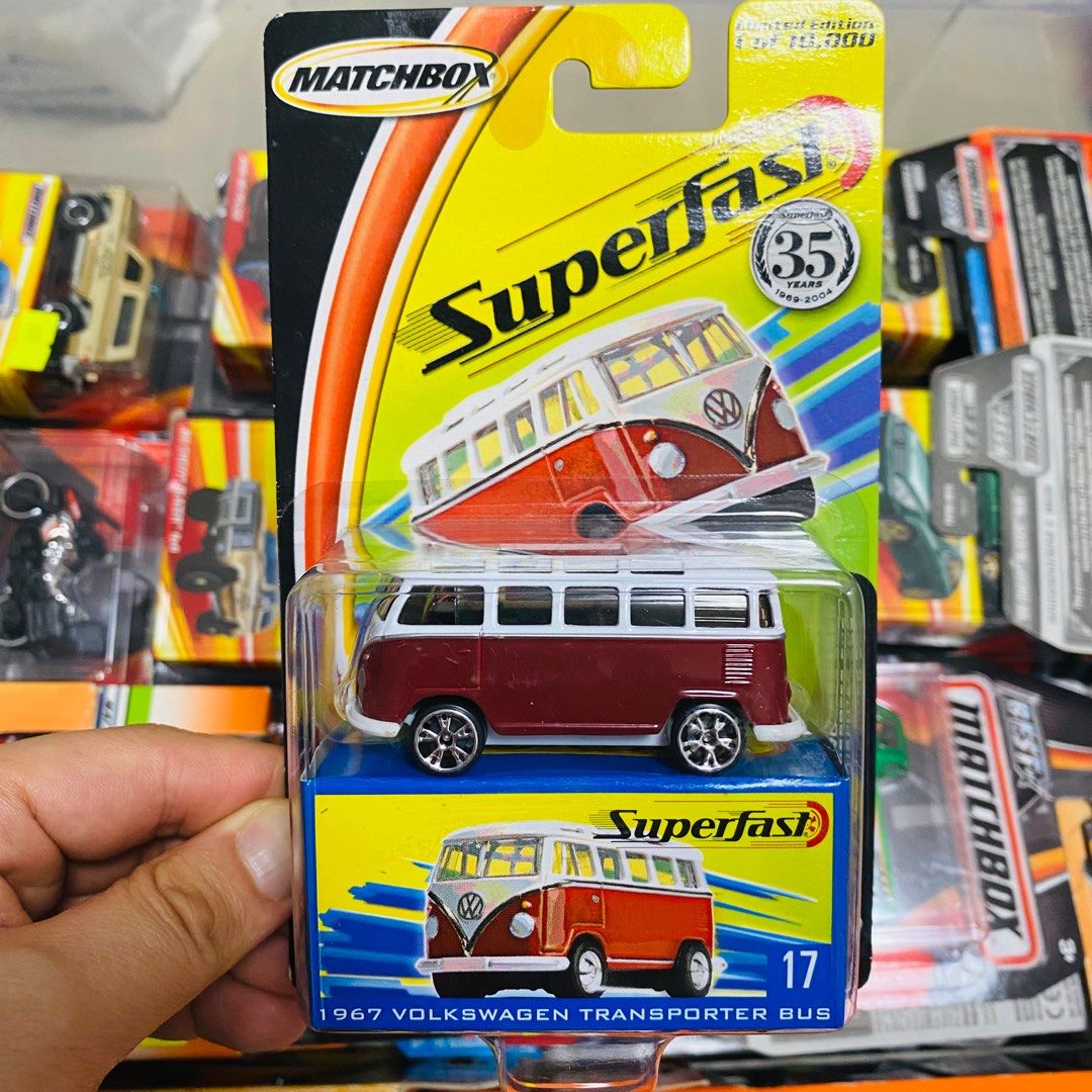 Matchbox 2004 Super Fast Series 1967 Volkswagen Transporter Bus Limited ...