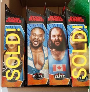 Mattel WWE Elite Earthquake / Big E Royal Rumble 2022 BNIB and BAF ...