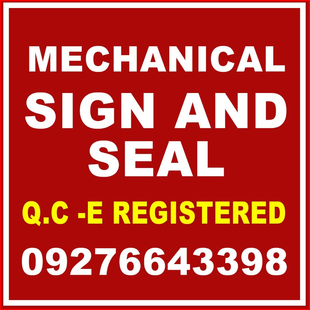 Mechanical Sign Seal, Everything Else, Others on Carousell