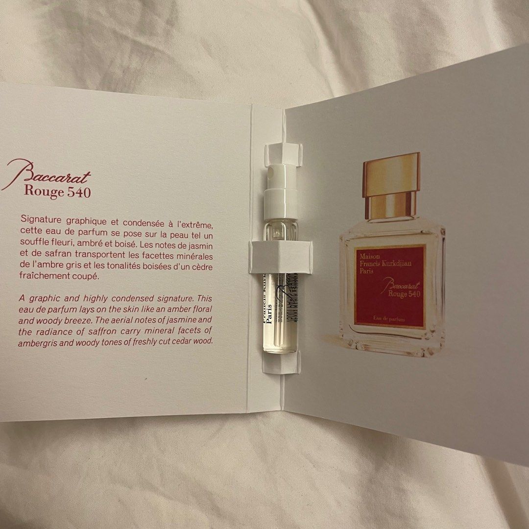 MFK Baccarat Rouge 540 EDP 2ml, Beauty & Personal Care, Fragrance ...
