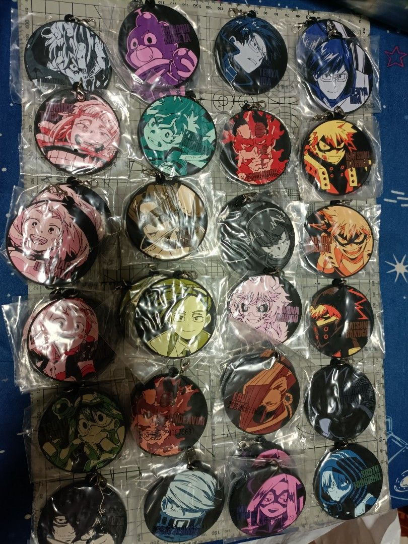 MHA KUJI rubber charm, Hobbies & Toys, Memorabilia & Collectibles, Fan ...