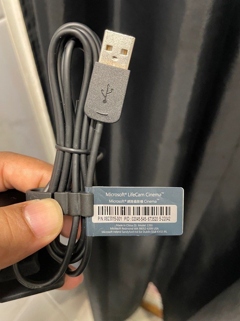 Microsoft LifeCam Cinema Webcam (HD), Model: 1393, Computers & Tech ...