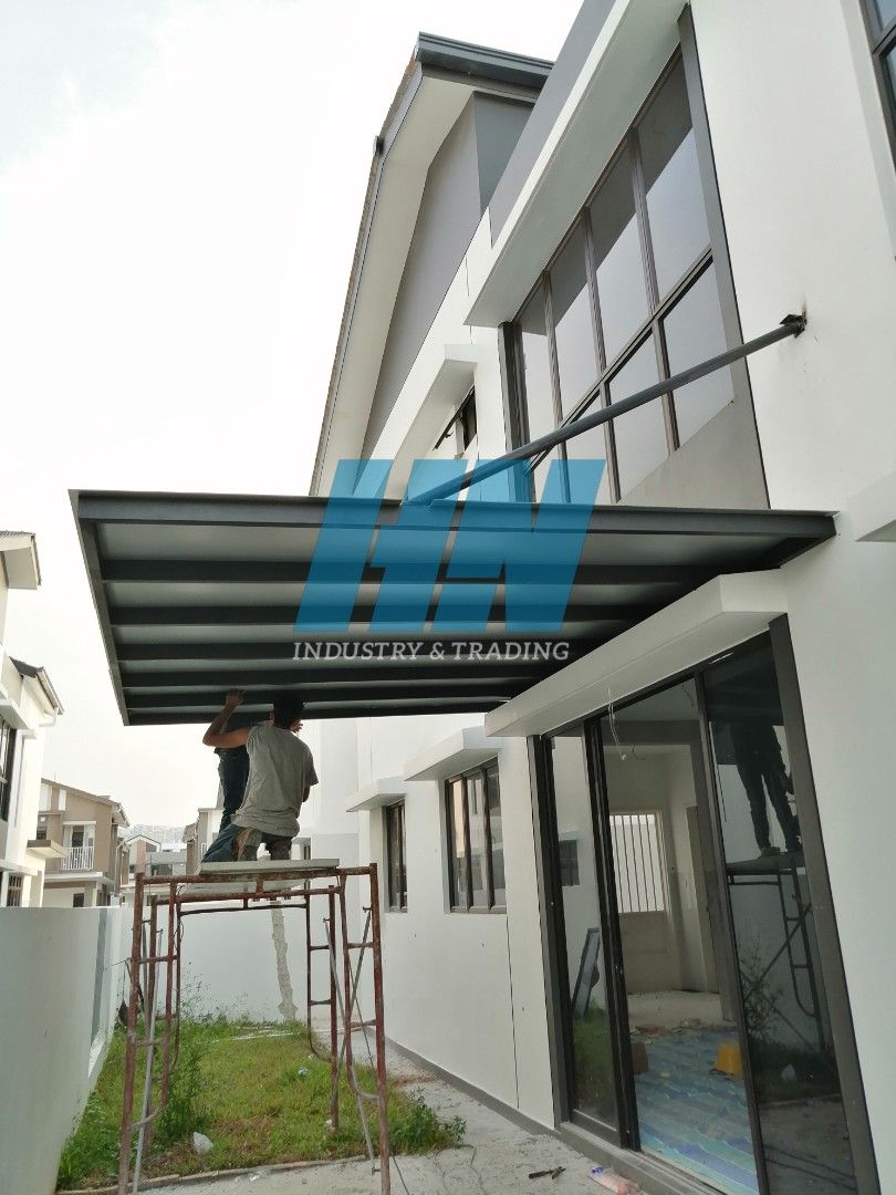 Modern Design Awning Acp Polycarbonate, Services, Home Services, Renovations on Carousell