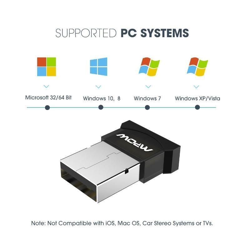 MPOW Wireless USB Dongle BCM20702 Wireless 4.0+ Low Energy, Computers ...