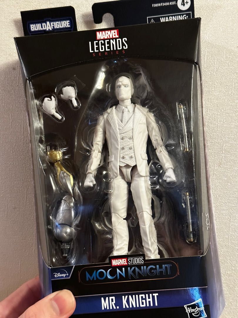 Mr. Night Moon knight Marvel Legends Avengers Hasbro Netflix, 興趣及遊戲, 玩具 ...