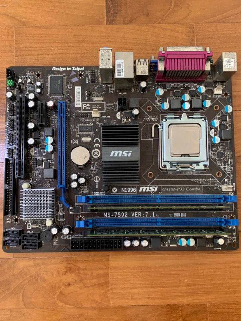 MSI MOBO + CPU + RAM, Computers & Tech, Parts & Accessories, Computer ...