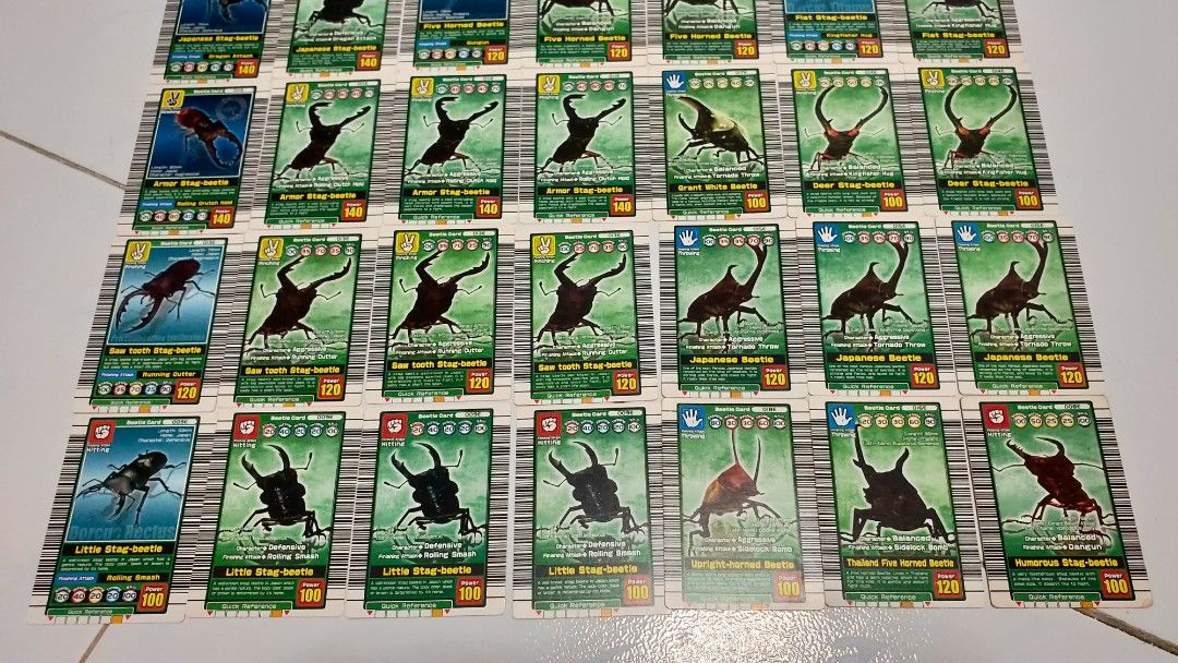 Mushi King Beetle Cards, Hobbies & Toys, Toys & Games on Carousell