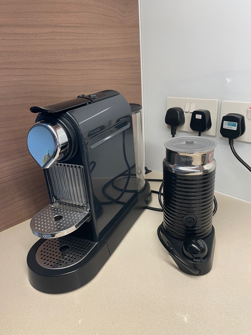 Nespresso Citiz coffee machine and cappucino foam maker, Furniture ...