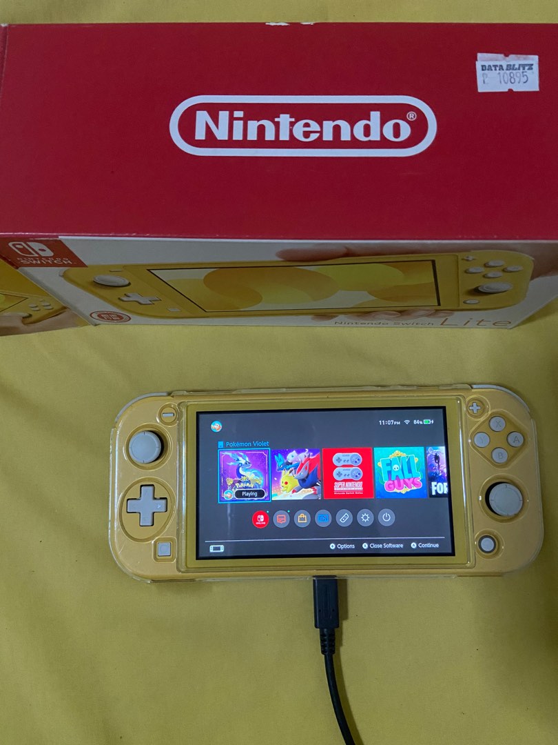 nintendo switch lite yellow, Video Gaming, Video Game Consoles ...