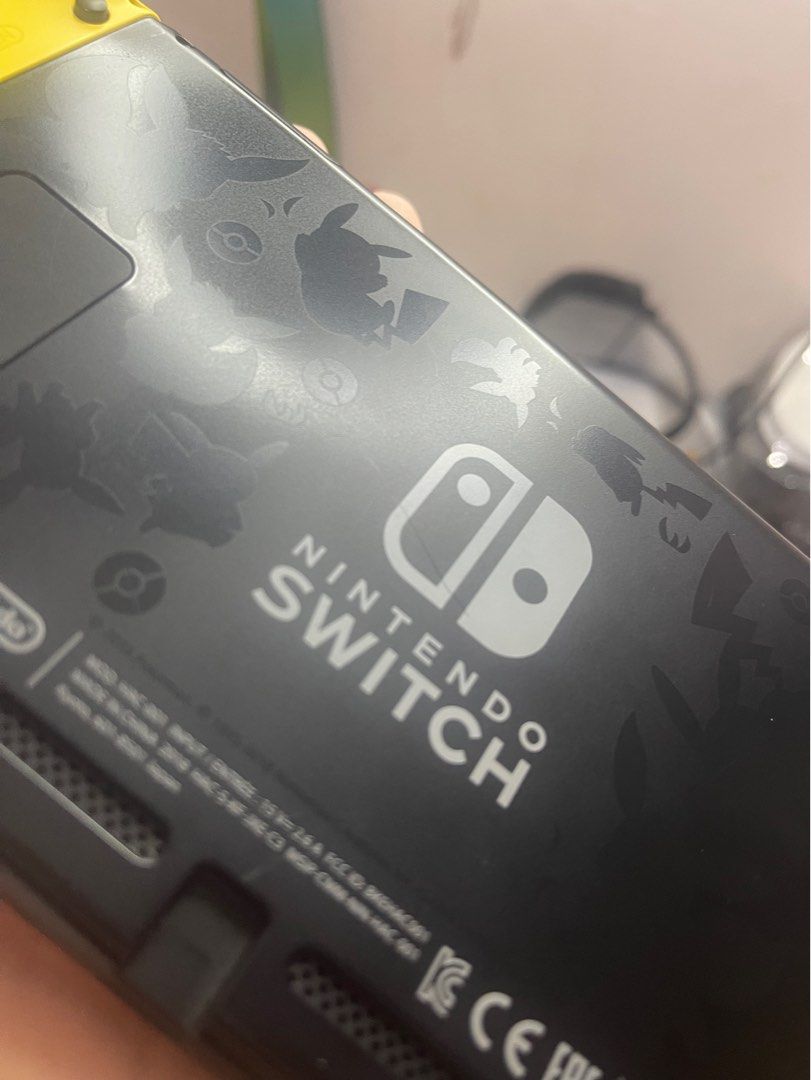 Nintendo switch v1 pikachu edition, Video Gaming, Video Game Consoles ...