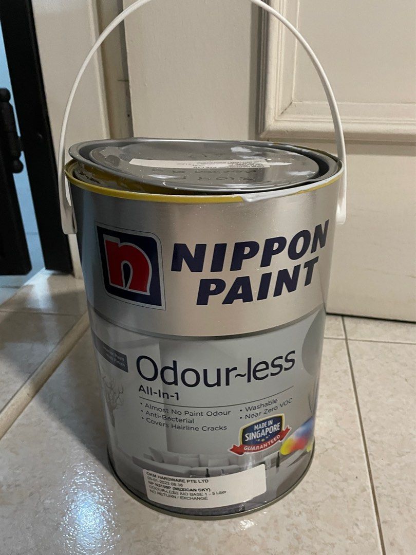 Nippon paint odourless - 5L, Furniture & Home Living, Home Improvement ...