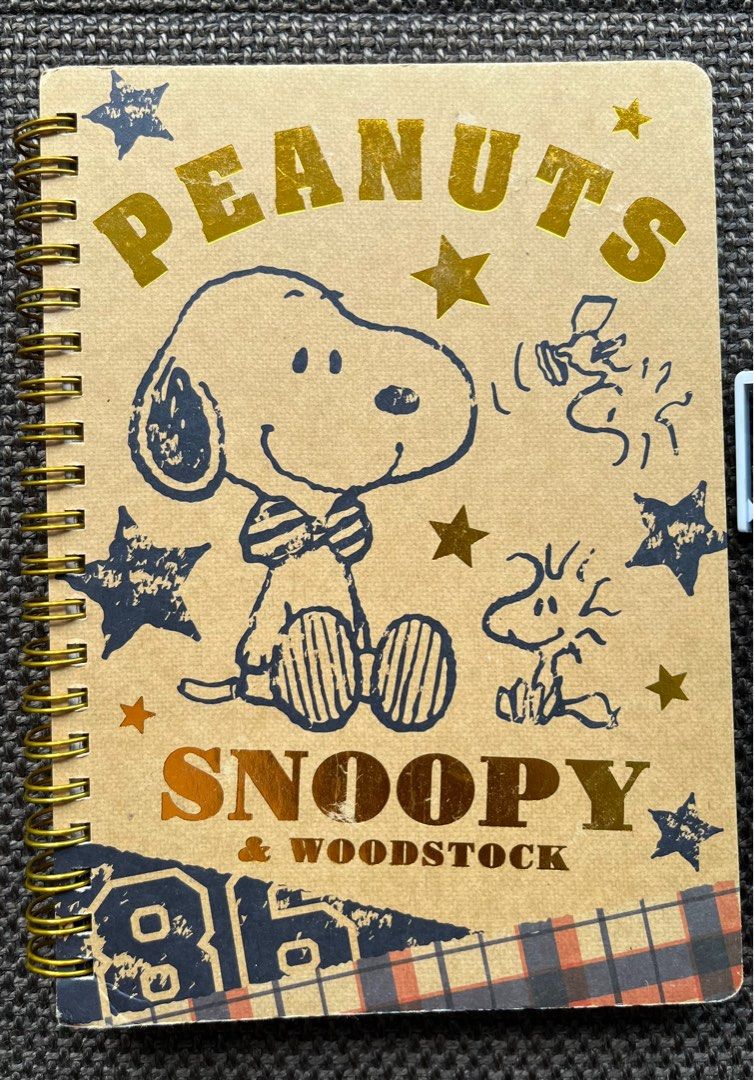 Peanuts Snoopy & Woodstock Note Book, Hobbies & Toys, Stationery ...