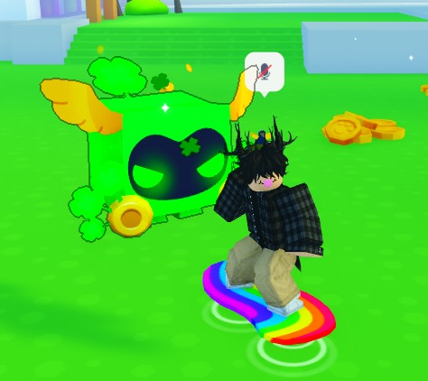 PET SIMULATOR X HUGE LUCKI DOMINUS, Video Gaming, Gaming Accessories ...