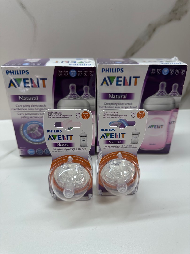 Philip Avent Natural Milk Bottles, Babies & Kids, Nursing & Feeding ...