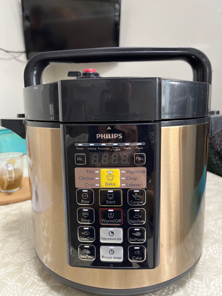 Philips Viva HD2195 Pressure Cooker, TV & Home Appliances, Kitchen ...