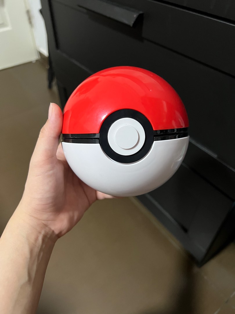 Pokeman ball with small storage inside (MOVING OUT SALE), Hobbies ...