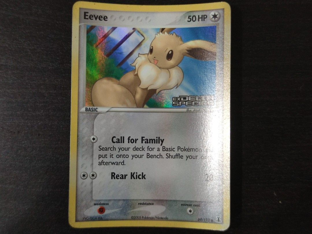 Pokemon Eevee EX Delta Species 69/113, Hobbies & Toys, Toys & Games on ...