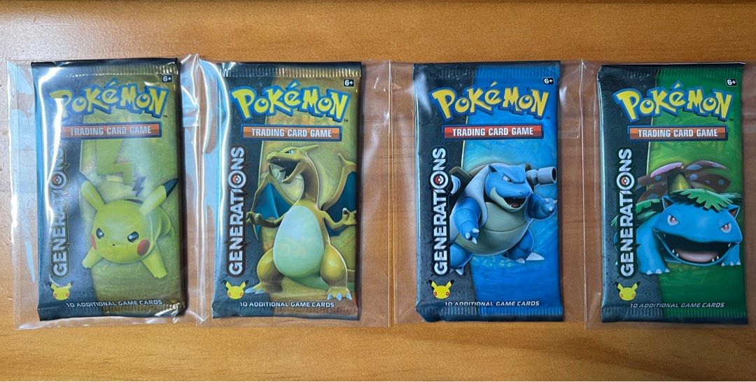 Pokemon Generation Booster Packs, Hobbies & Toys, Memorabilia ...