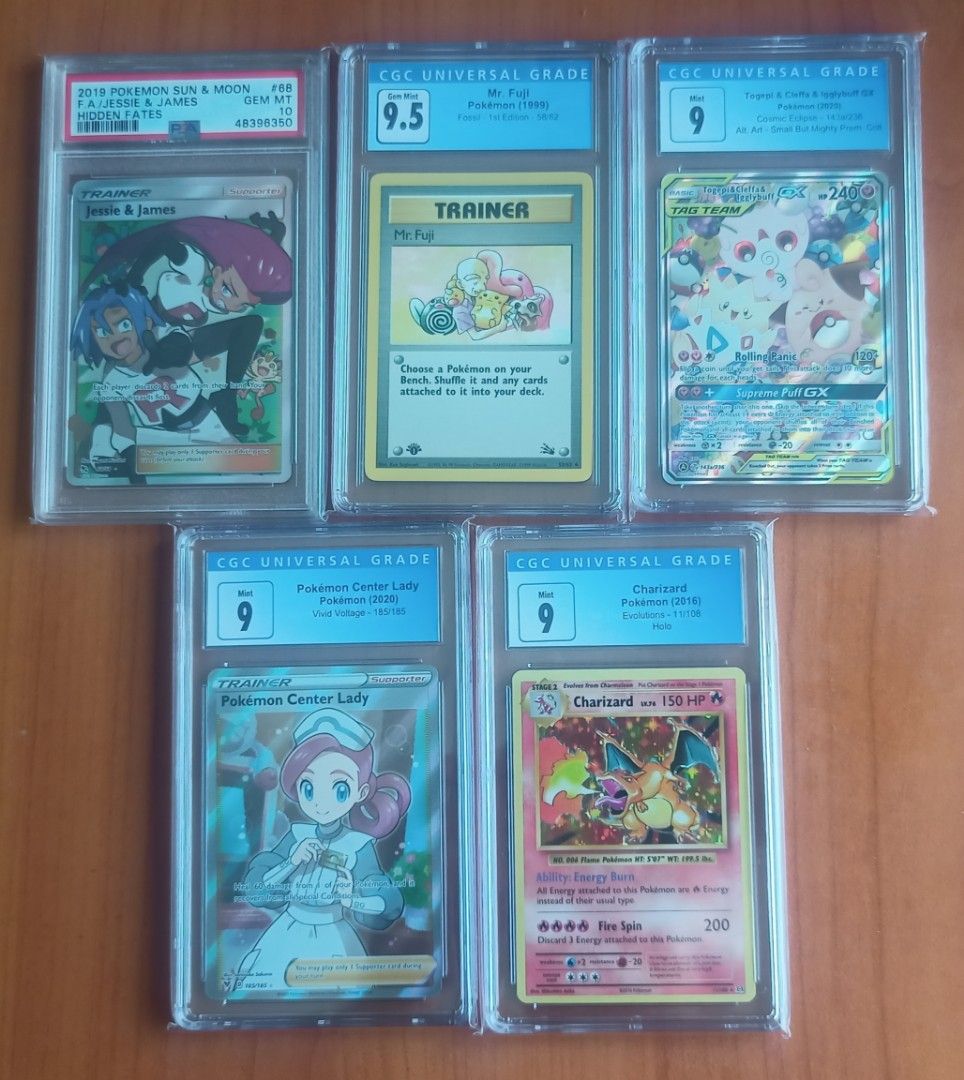 Pokemon PSA and CGC slabs, Hobbies & Toys, Toys & Games on Carousell