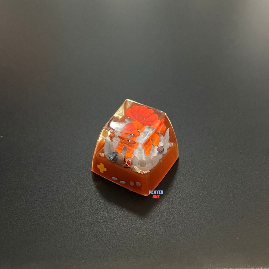 Pokemon (Vulpix) artisan keycap, Computers & Tech, Parts & Accessories ...