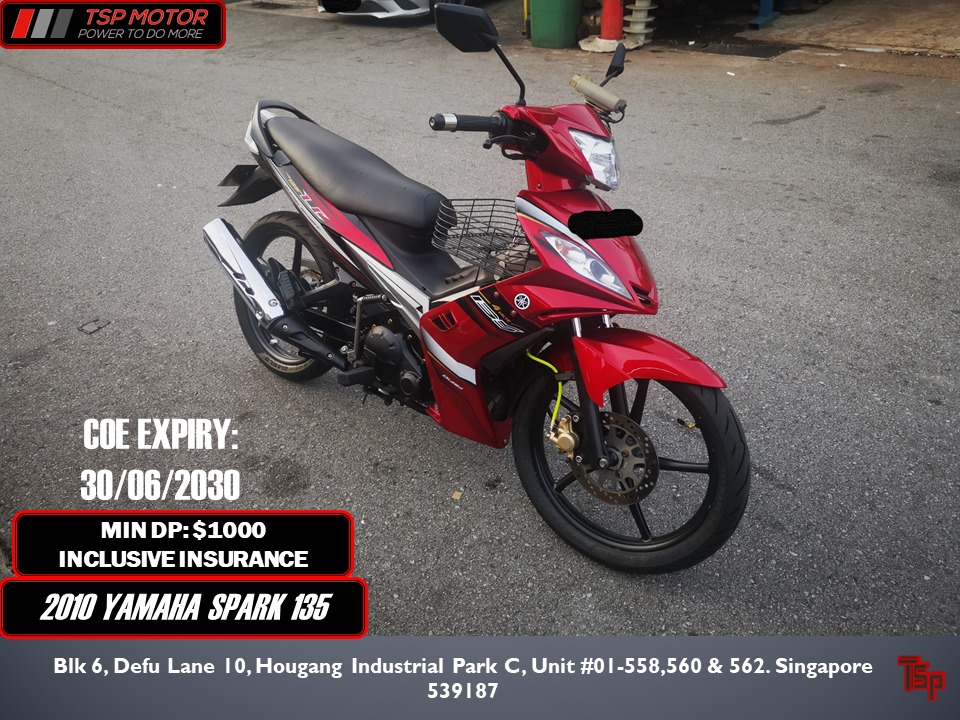 PRE-OWNED 2010 YAMAHA SPARK 135, Motorcycles, Motorcycles for Sale ...