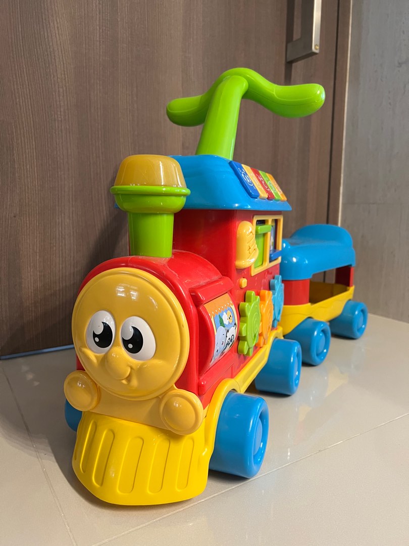 Push and ride alphabet train, Babies & Kids, Infant Playtime on Carousell