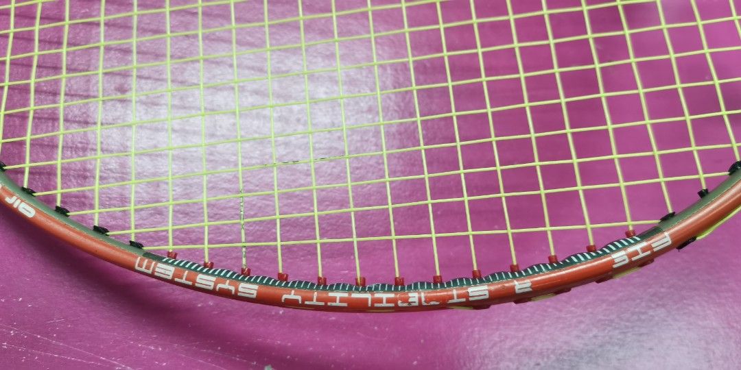 Raket Badminton Fischer Pro No. 1 FT Warna Oren Used Terpakai, Sports ...