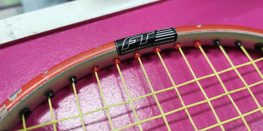 Raket Badminton Fischer Pro No. 1 FT Warna Oren Used Terpakai, Sports ...
