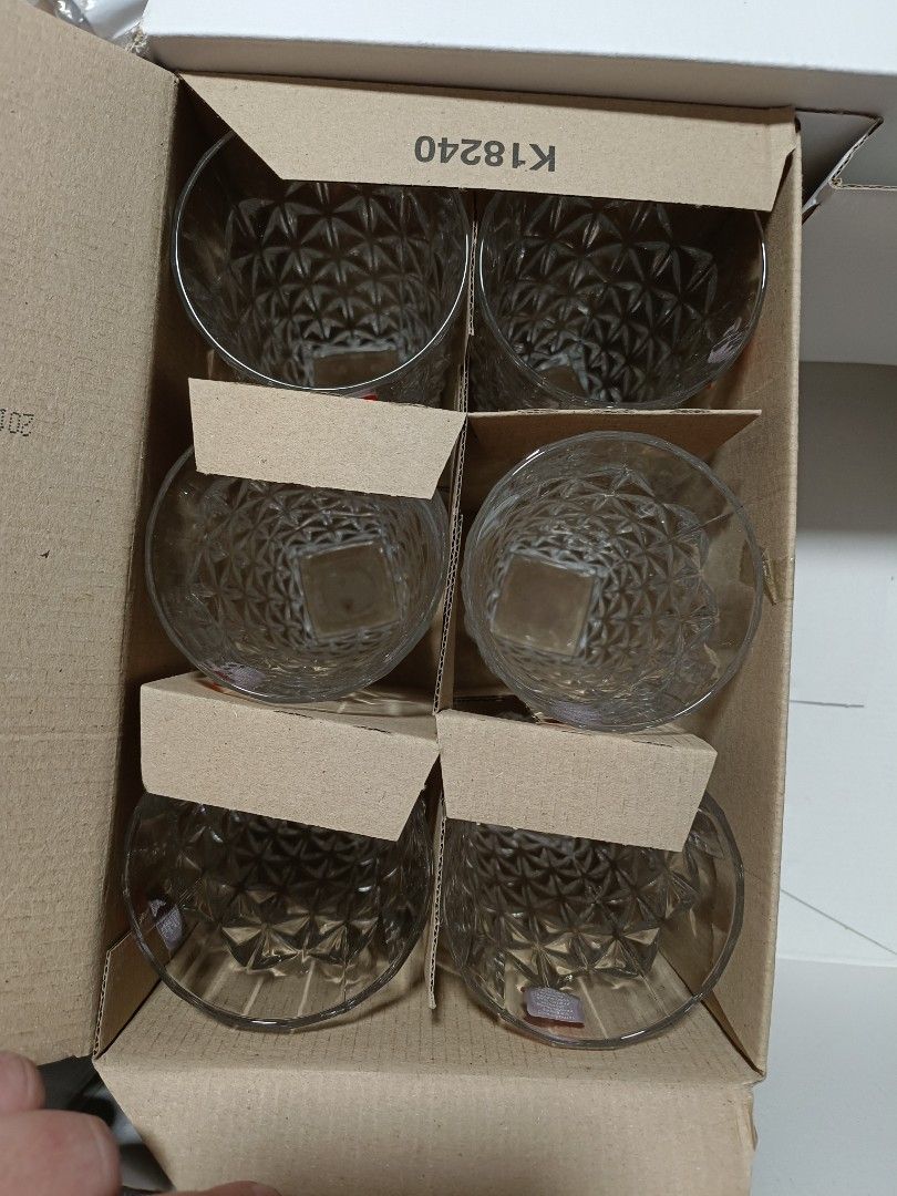 RCR enigma glassware set, Furniture & Home Living, Kitchenware ...