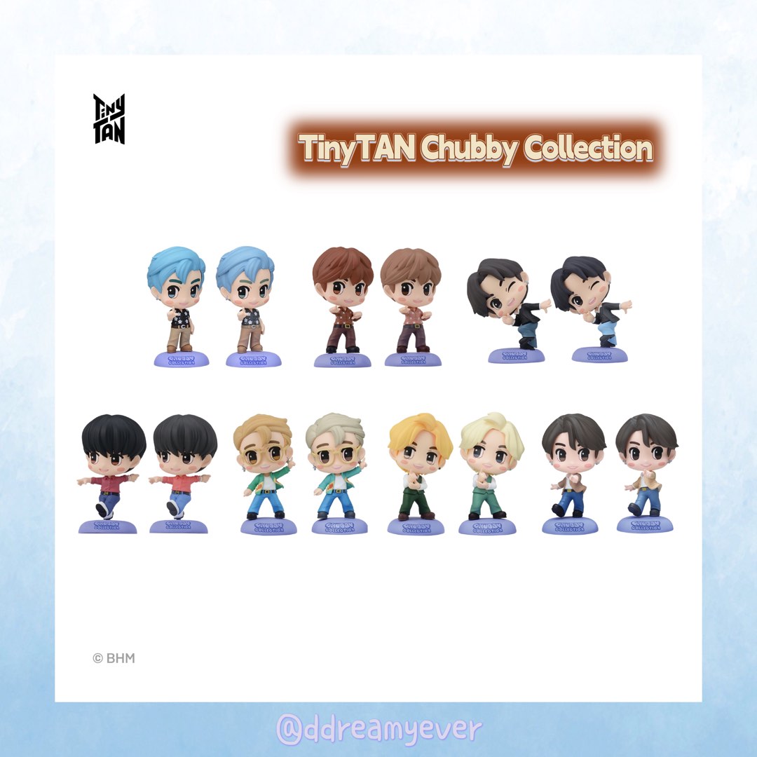 [ReadyStock] BTS TinyTAN Dynamite Chubby Collection Keychain Figure ...