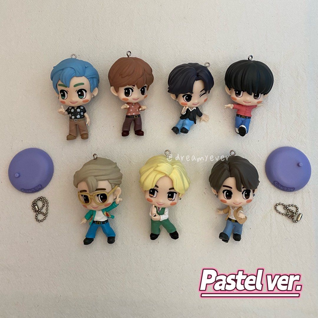 [ReadyStock] BTS TinyTAN Dynamite Chubby Collection Keychain Figure Sega, Hobbies & Toys ...