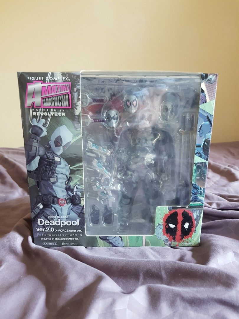 Revoltech X-Force Deadpool Ver 2.0, 1/12 scale Amazing Yamaguchi action ...