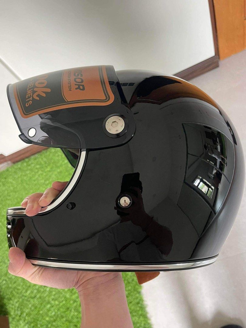 ROOK CLASSIC HELMET (BRAND NEW), Motorbikes, Motorbike Parts ...