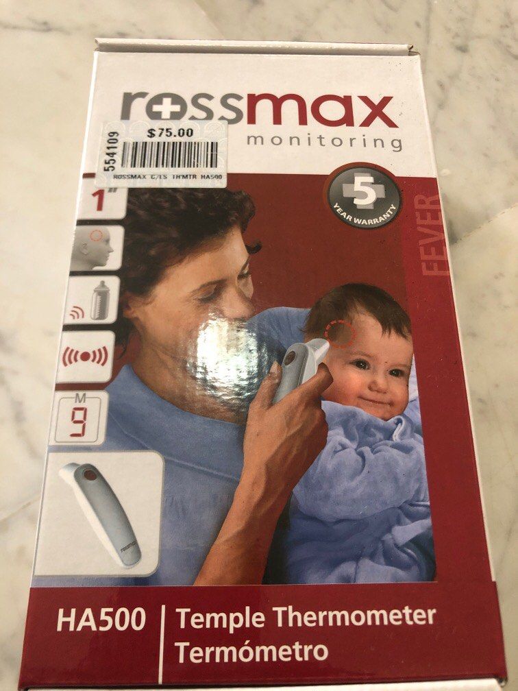 Rossmax Thermometer Monitoring, Health & Nutrition, Thermometers on ...